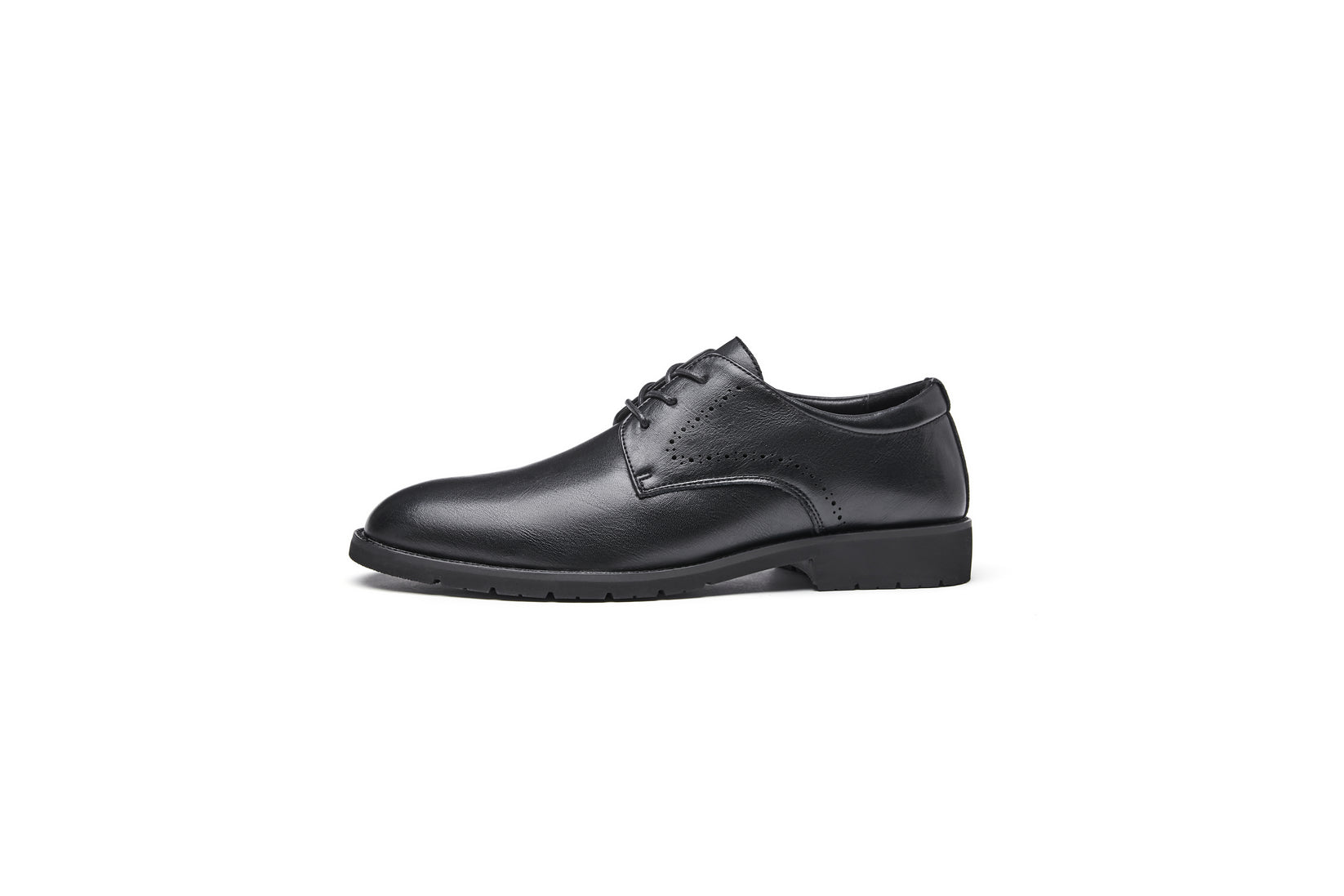 Breathable Carved Leather Derby Shoes 透氣雕花皮革德比鞋 商務正裝與婚禮用鞋 – EVOD MEN'S ...